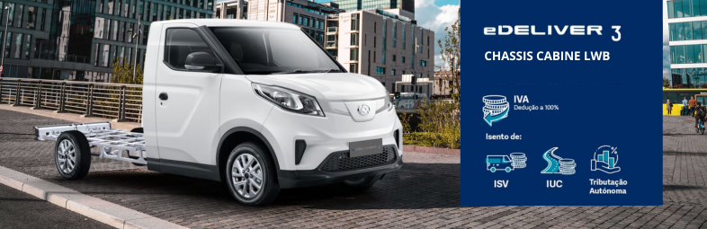 Maxus eDeliver3 chassis cabine